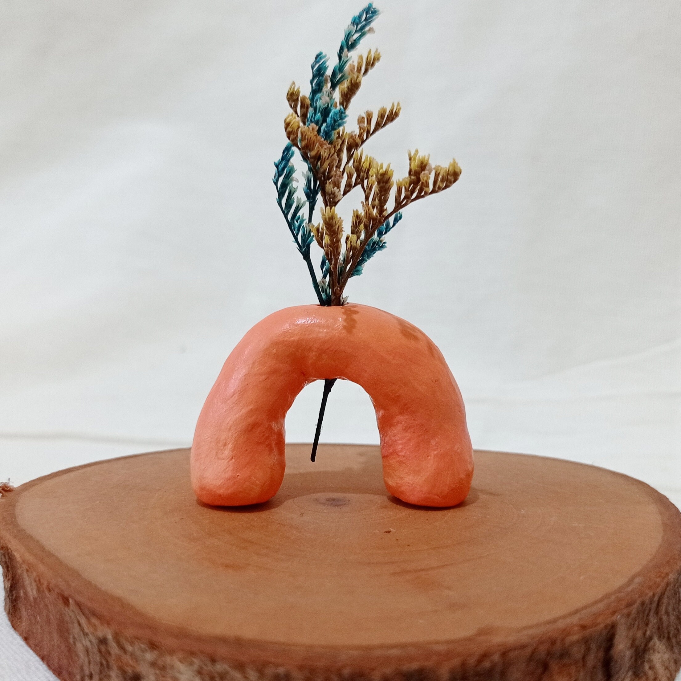 Set of 6 : Mini Vases Clay Pastel Colors - Etsy