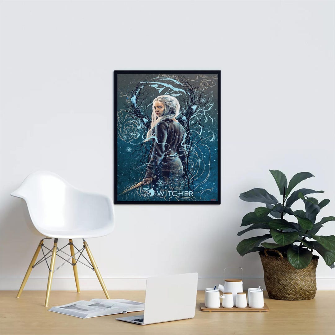 The Witcher - TV Show Poster (ciri the Swallow), Home & Bedroom Decor ...