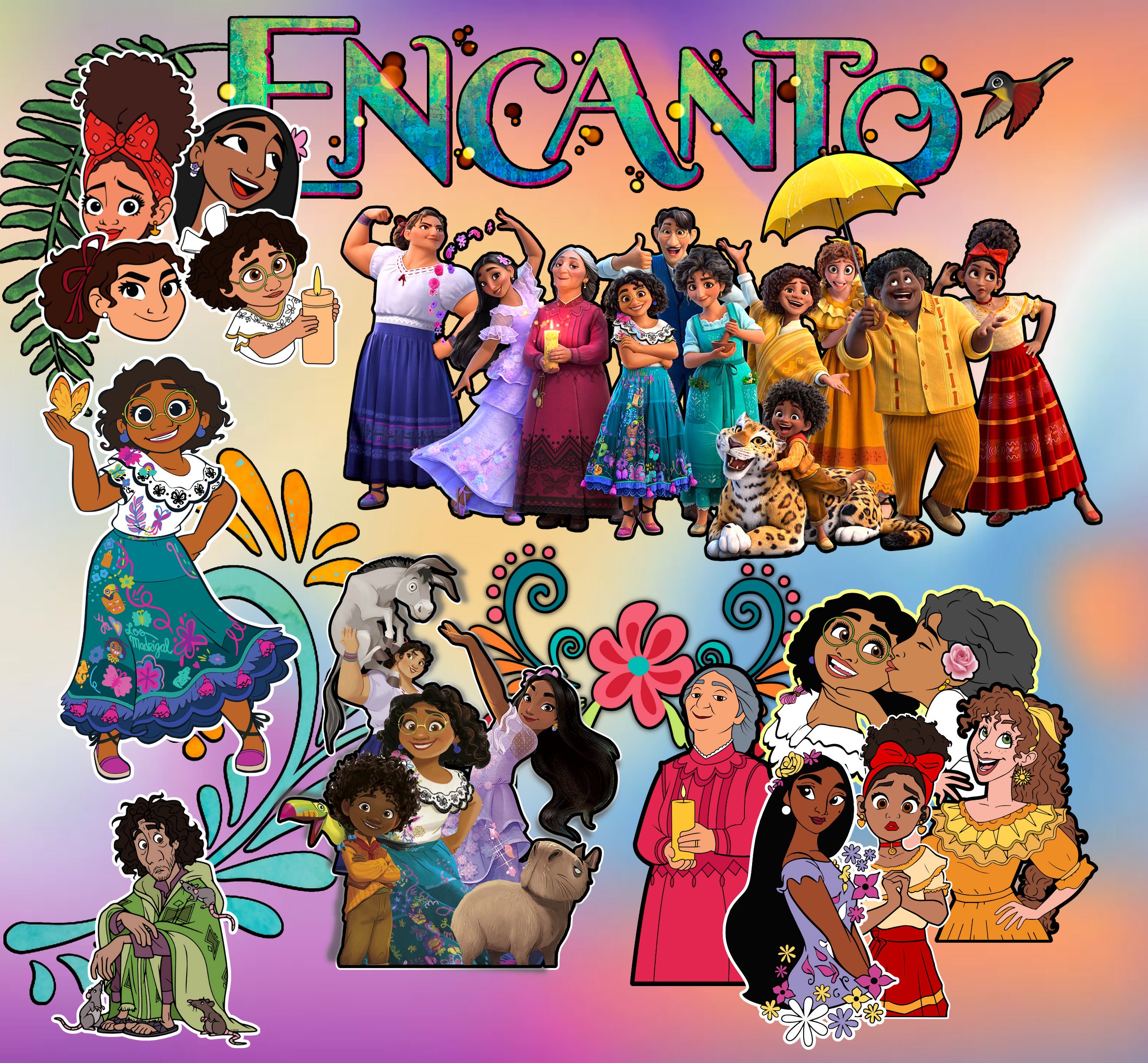 1500 Encanto Svg Disney Svg Encanto Clipart PNG Encanto - Etsy