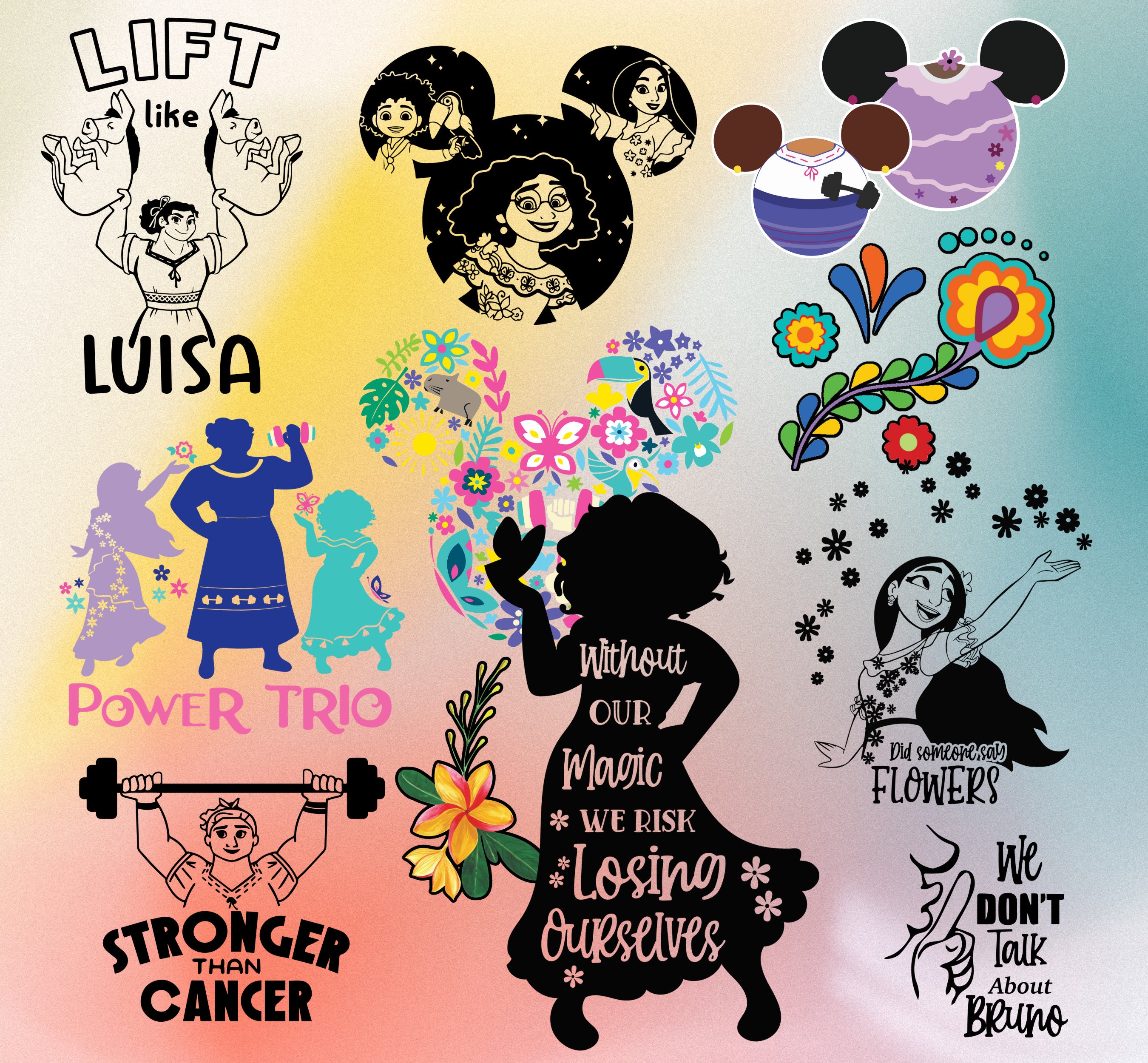 1500 Encanto Svg Disney Svg Encanto Clipart PNG Encanto - Etsy