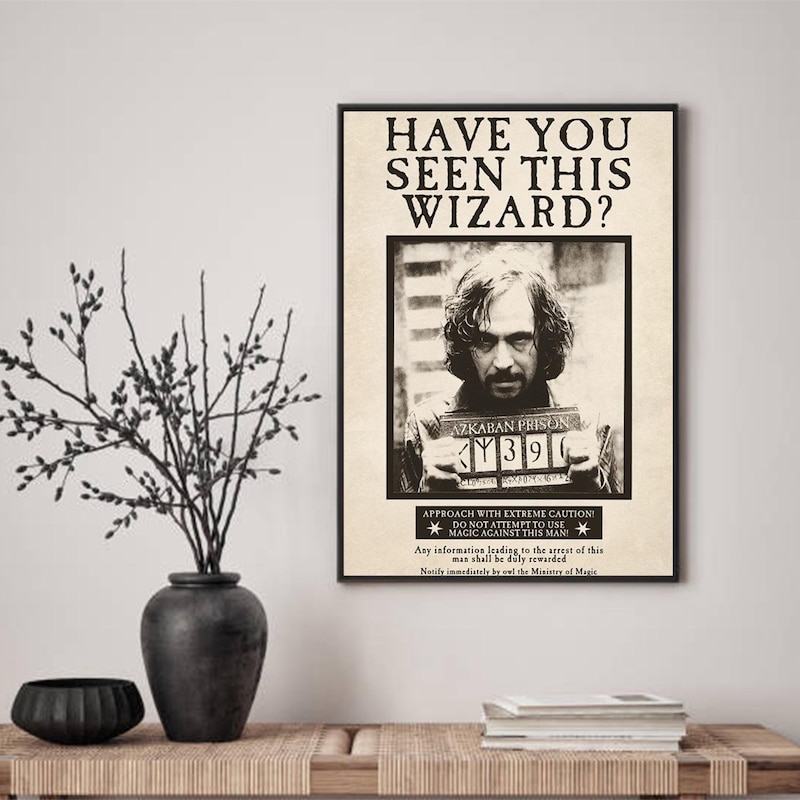 Sirius Black Wanted Poster - Etsy