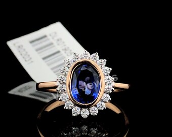 Lab Grown Blue Diamond - Etsy