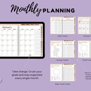 2023 2024 Undated Digital Goodnotes Planner, Notability Planner, iPad ...