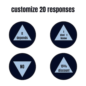 Custom Magic 8 Ball,20 Answers,custom Eight Ball,custom 8 Ball, Custom ...