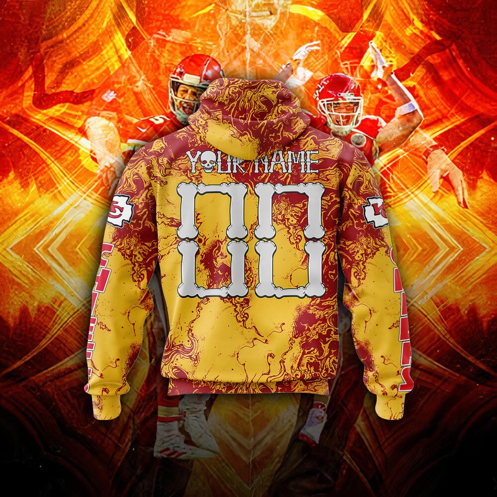 Chiefs Skull Flowing 3D Hoodie sold by Deonne Ceremonial | SKU 40252823 ...