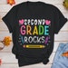 2nd Grade Teacher Rocks Shirt Back to School Shirt 2nd Grade - Etsy