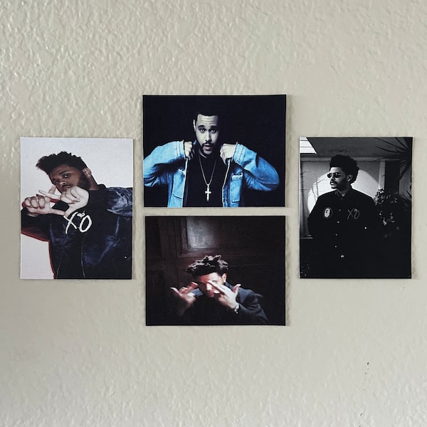 The Weeknd Wall Art - Etsy