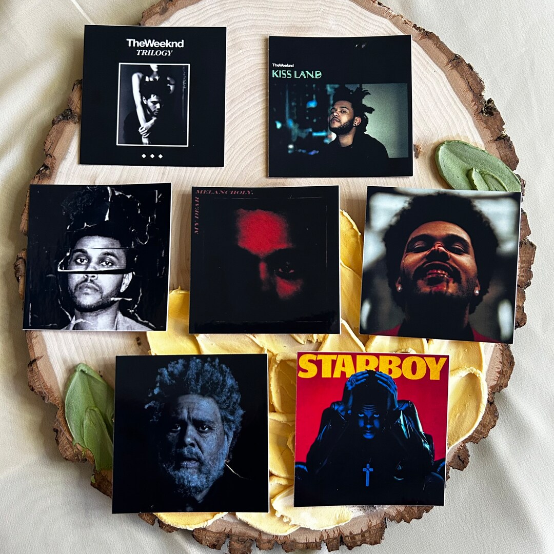 The Weeknd Album Stickers - Etsy
