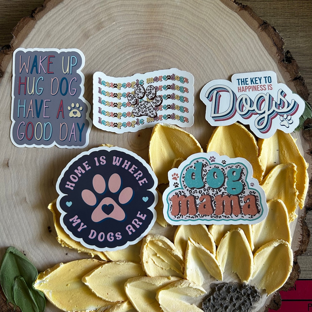 Dog Lovers Stickers stickers About Dogs - Etsy