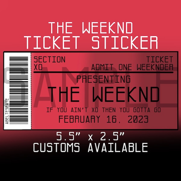 The Weeknd - Etsy