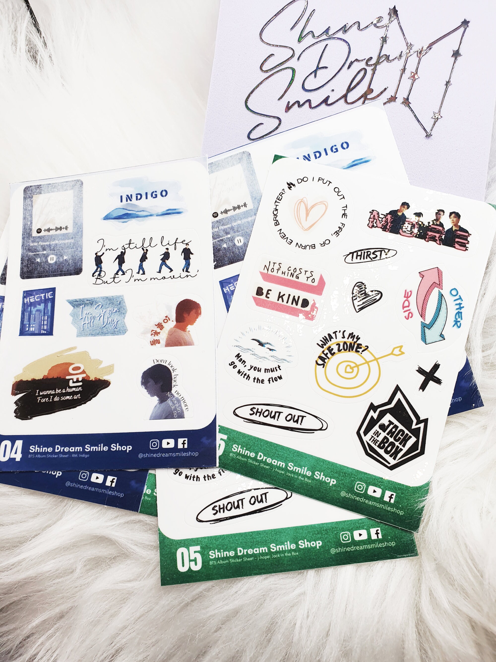 BTS Solo Album Sticker Sheets - Etsy