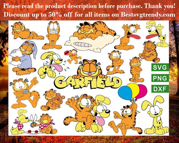 Cartoon Svg Garfield Svg Odie Svg Garfield and Odie Svg - Etsy