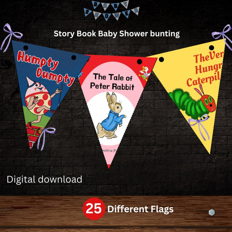 Book Bunting - Etsy