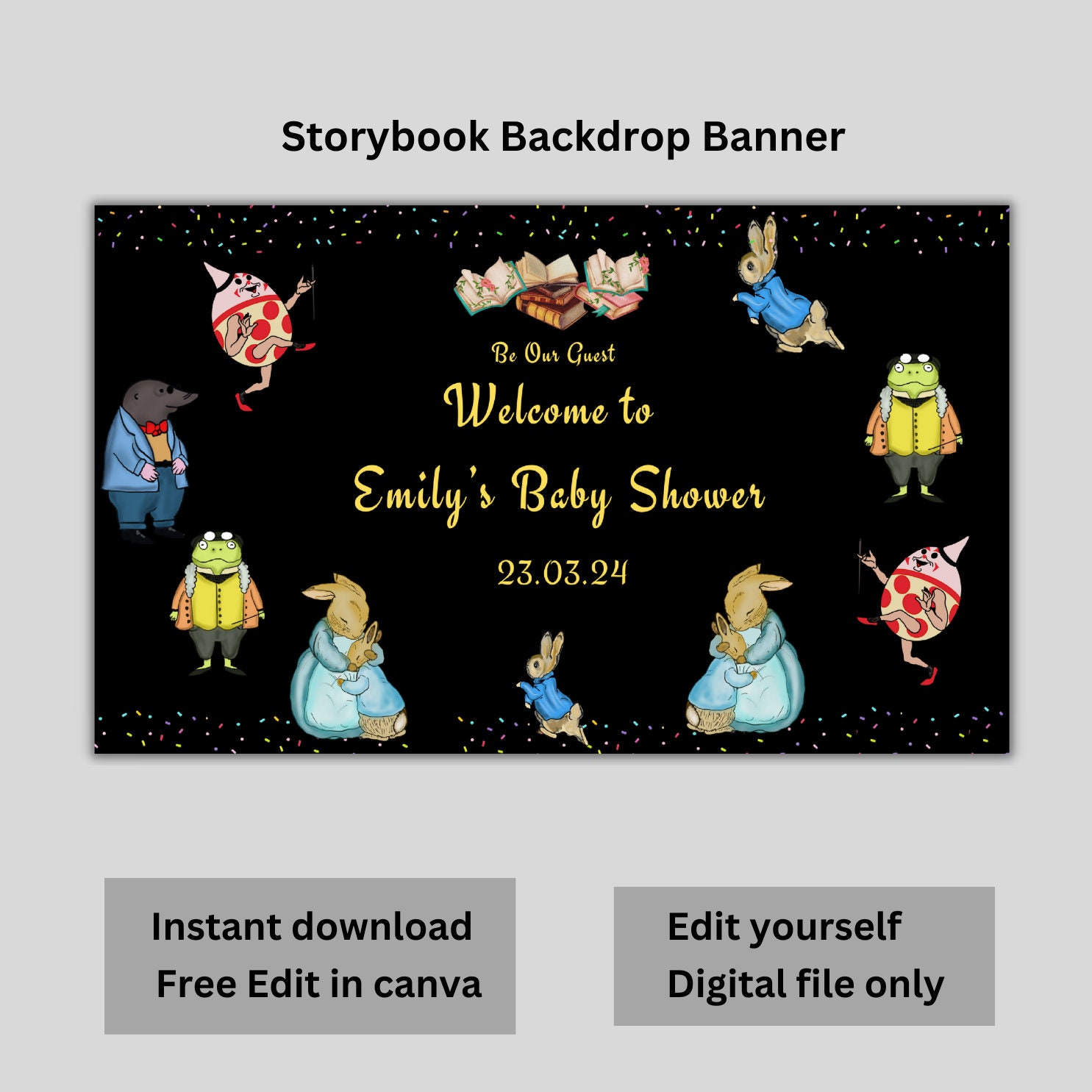 Storybook Welcome Sign| Storybook Welcome| Storybook Welcome Wedding ...