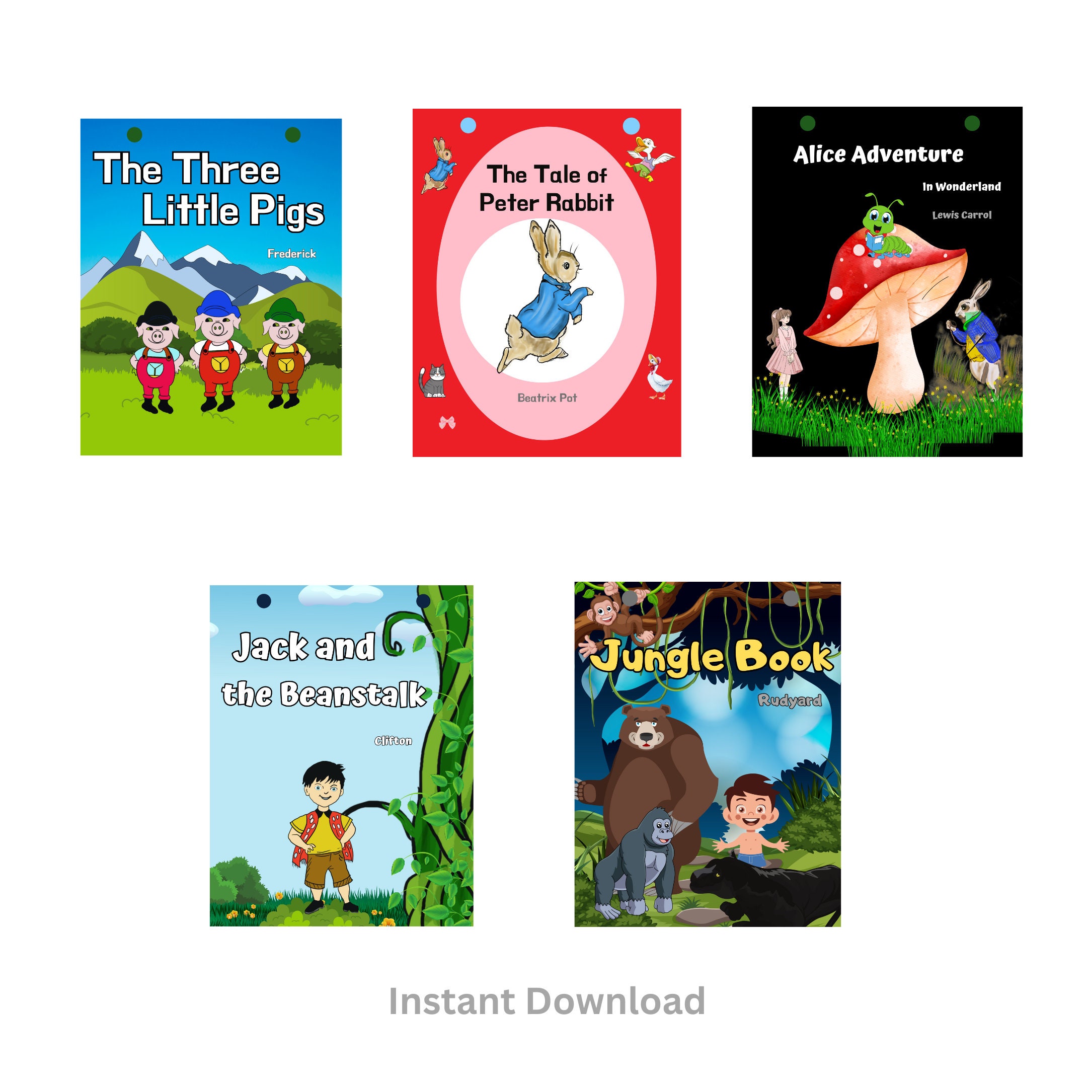 Digital Download Custom Storybook Banner, Kids Storybook Birthday Decor ...