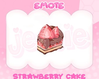 Birthday Cake Emote Kawaii Streamer Emotes Twitch Emotes Discord Food ...