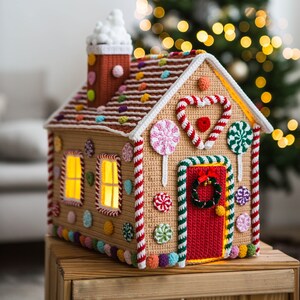 Gingerbread House Decor, House-night Light - Etsy