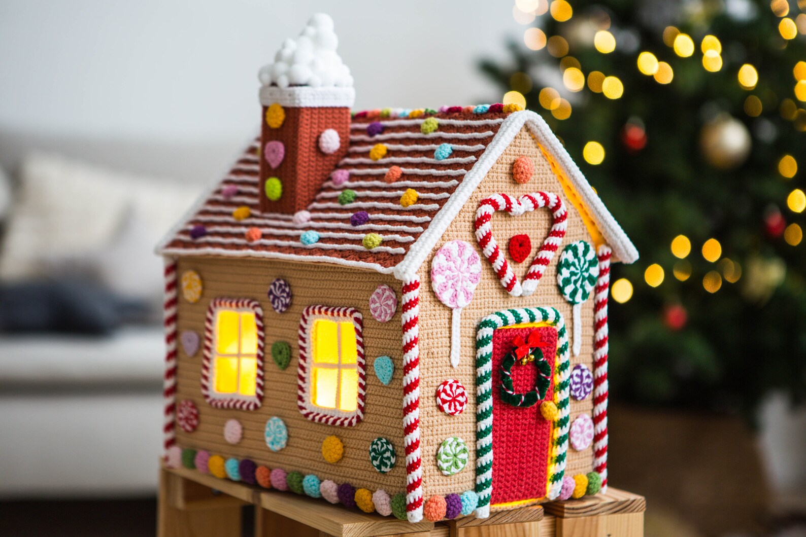 Gingerbread House Decor House-night Light - Etsy