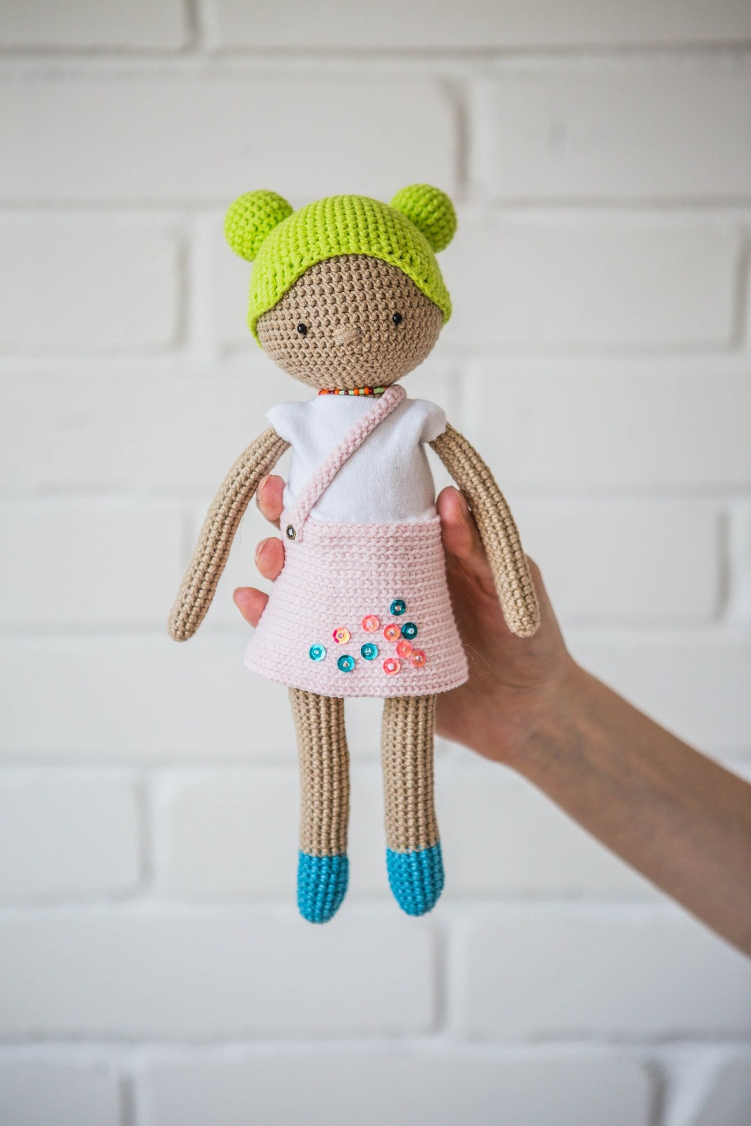 Funny Doll With Green Hair - Etsy