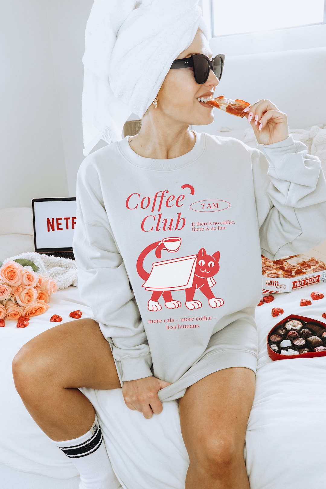 Sweater but First Coffee - Coffee Love Sweater Outfit - Gift Coffee ...
