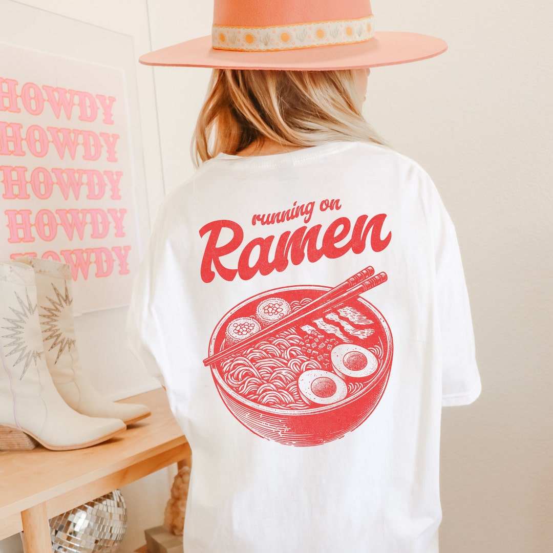 T-shirt Ramen Retro Shirt Asian Food - Noodles Funny Shirt Outfit Gift ...