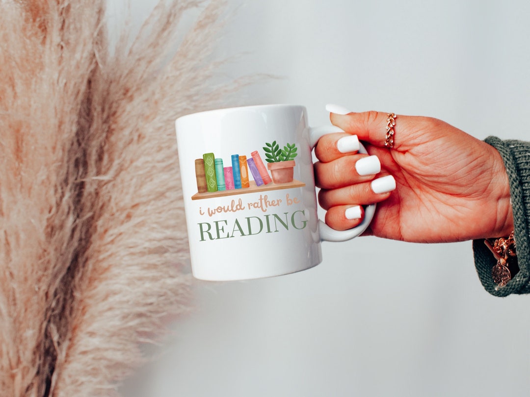 Mug Reading rathe Be Reading Farmhouse Tableware Wildflower Mug ...