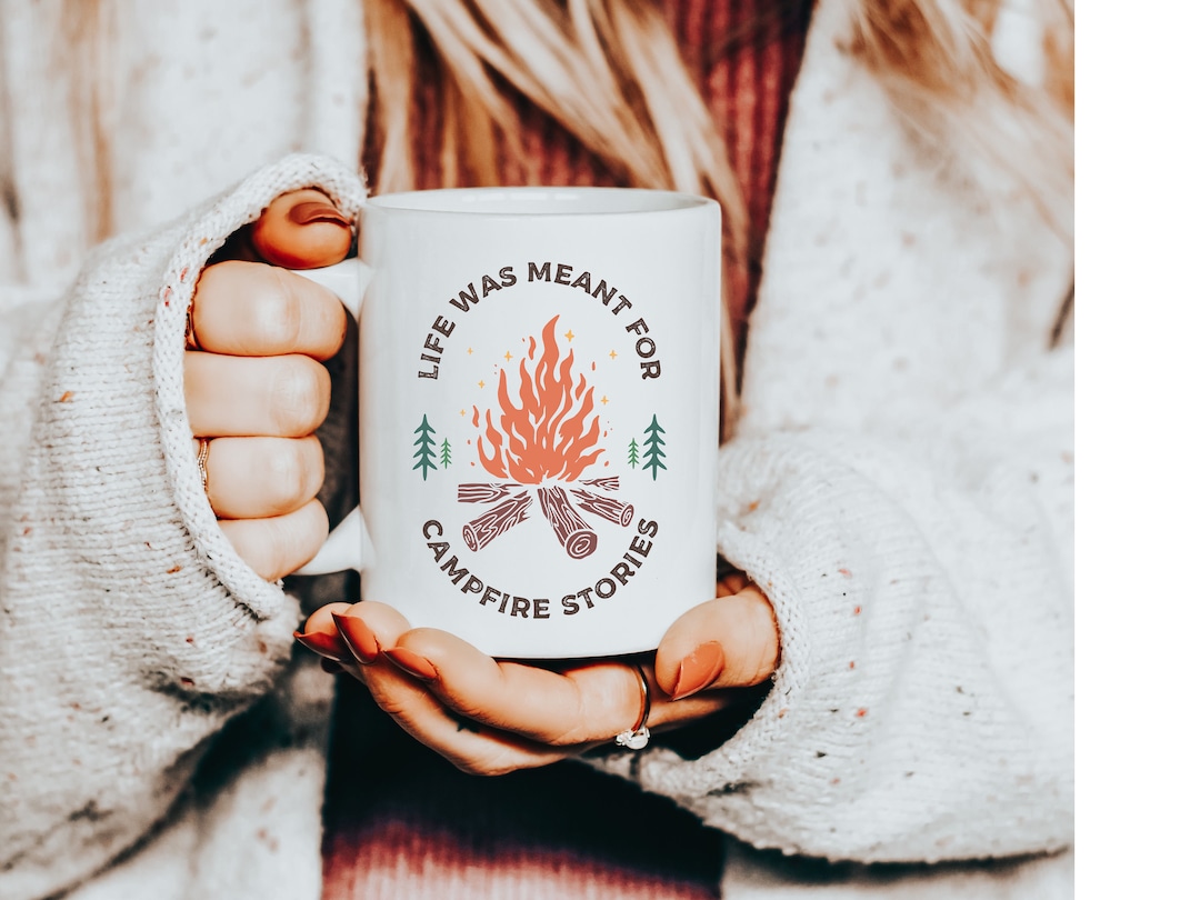 Mug Camping Campfire Campfire Adventure Camping Cup Camper Coffee Mug ...
