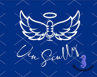 Vin Scully Svg - Etsy