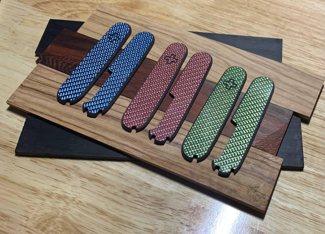 Replacement Scales Cover Handles Grips for Victorinox 91mm Plus Real ...