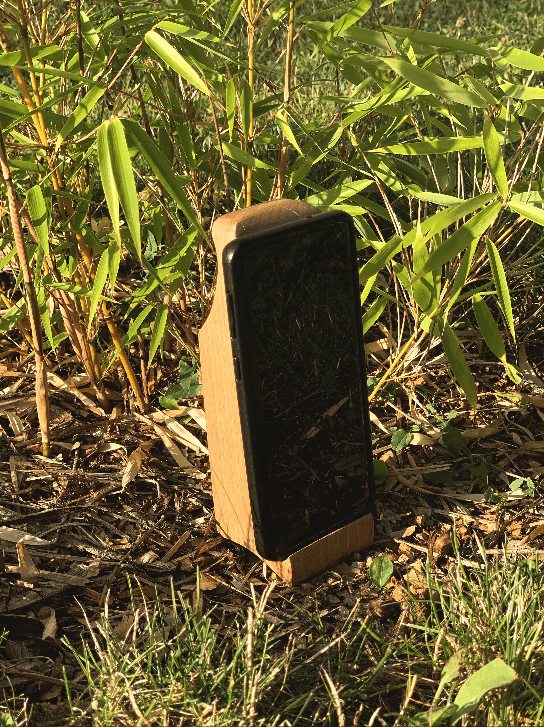 Wooden Holder for Vertical Mobile Phone - Etsy