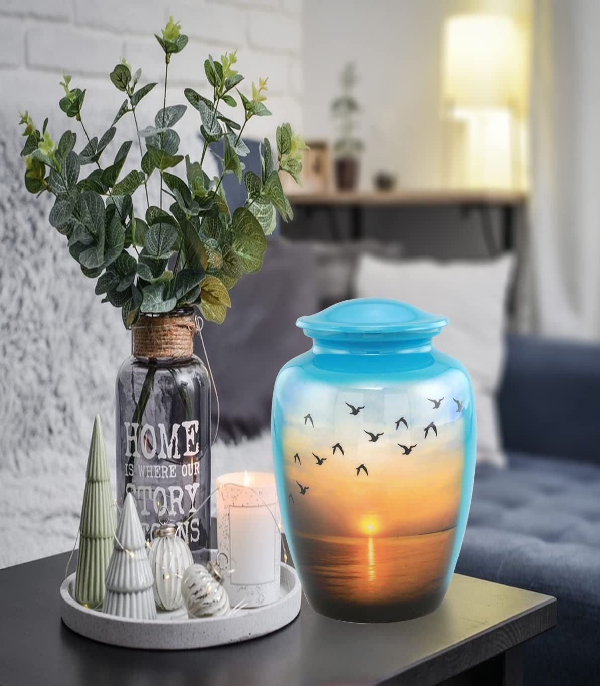 Flying Birds Urn, Sunset Doves Urn, Going Home Adult Urn, Funeral and ...