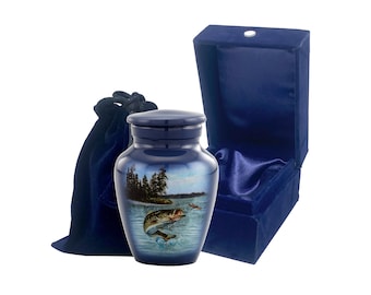 Urn With Fishing - Etsy