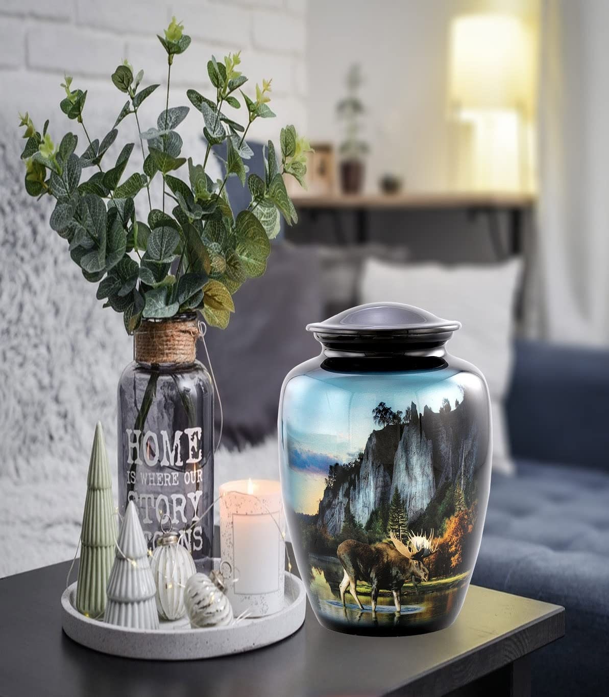 Moose Cremation Urn, Adult Moose Urn, Hunting Urn, Funeral and Memorial ...