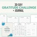30-day Gratitude Challenge + Journal | Gratitude Challenge | Printable ...