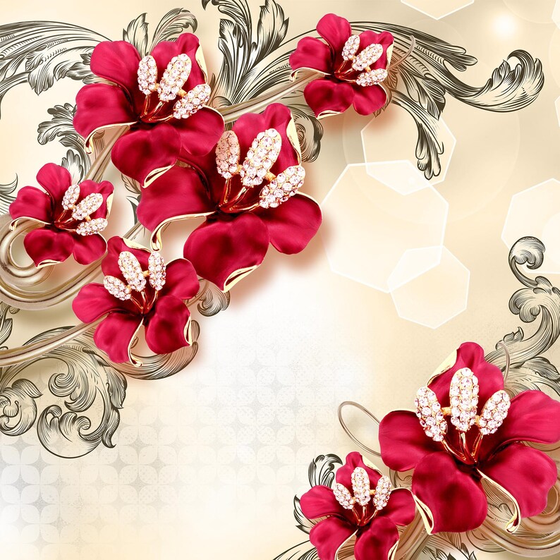 3D Printable Wallpaper, Living Room Art, Digital Download, High Quality ...
