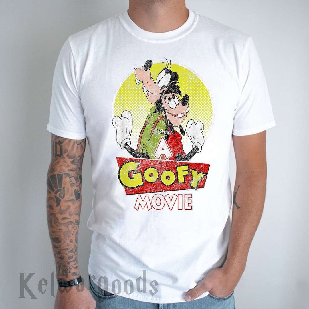 Goofy & Max Logo T-shirt, Disney A Goofy Movie Shirt, Goofy Roxanne ...
