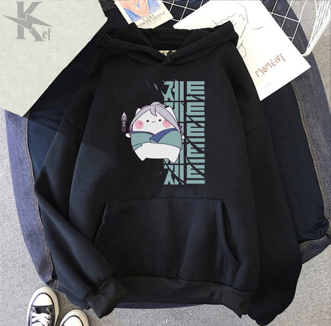 Jett Valorant Chibi Shirt Cute Jett Cat Shirt Sweatshirt Hoodie