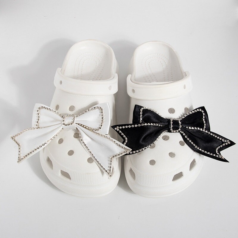 2pcs Bows Croc Charmshoes Charmbowties Charmcute Shoe Charm - Etsy