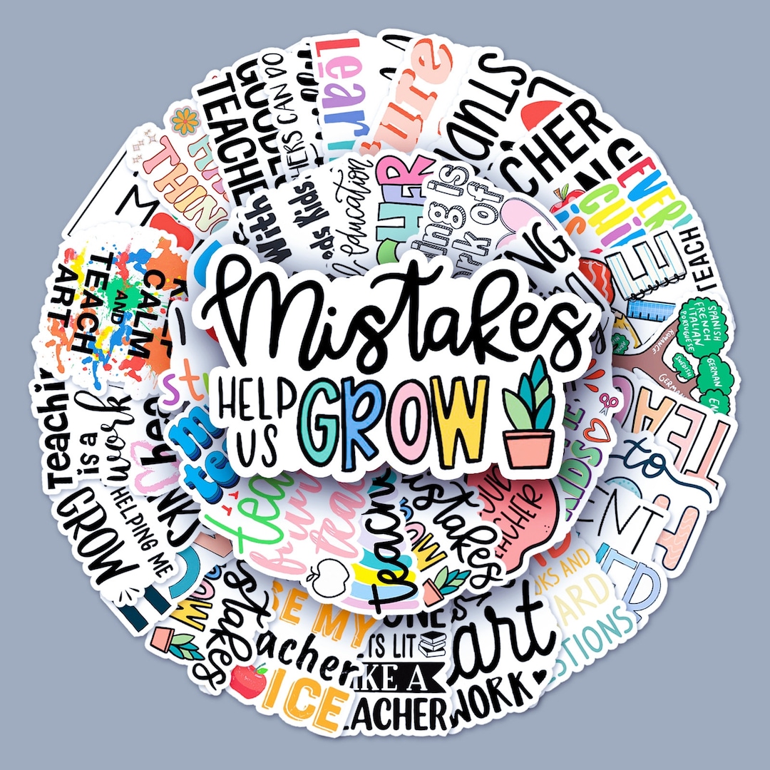 Inspirational Sticker Pack 50pcsmotivational Stickers - Etsy