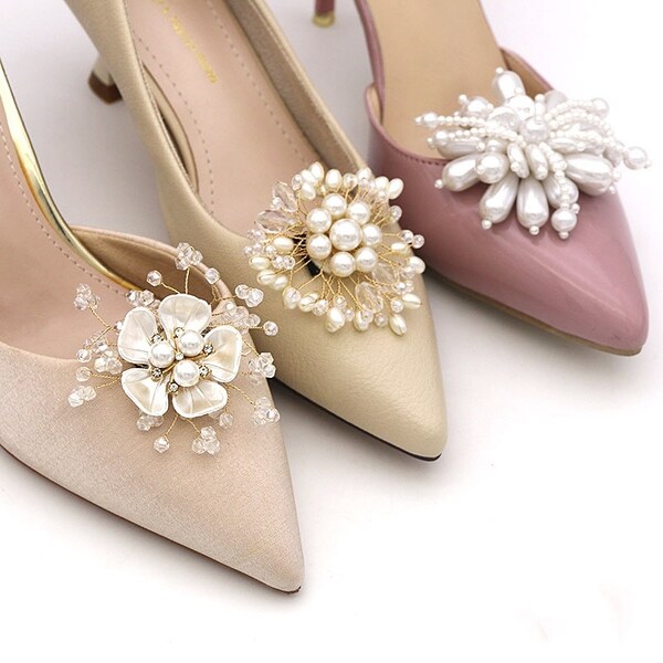 Flower Shoe Clips - Etsy UK