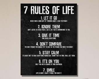 Modern Rules Poster - Etsy