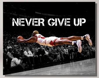 Nba Flying Man Art - Etsy