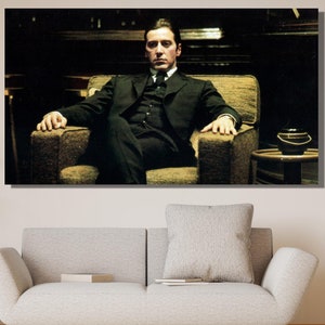 Al Pacino Poster Art,al Pacino Canvas Wall Art,the Godfather Poster ...