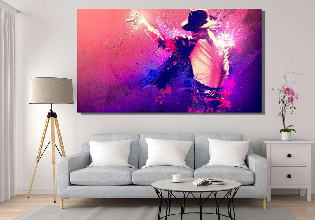 Michael Jackson Canvas Wall Art, Michael Jackson Poster Poster, Music ...