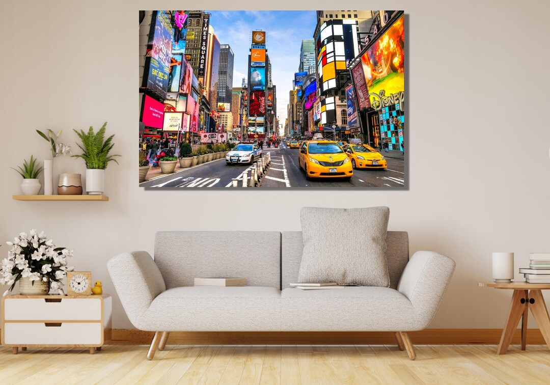 Times Square Wall Art NYC Manhattan Times Square Canvas Times Square ...