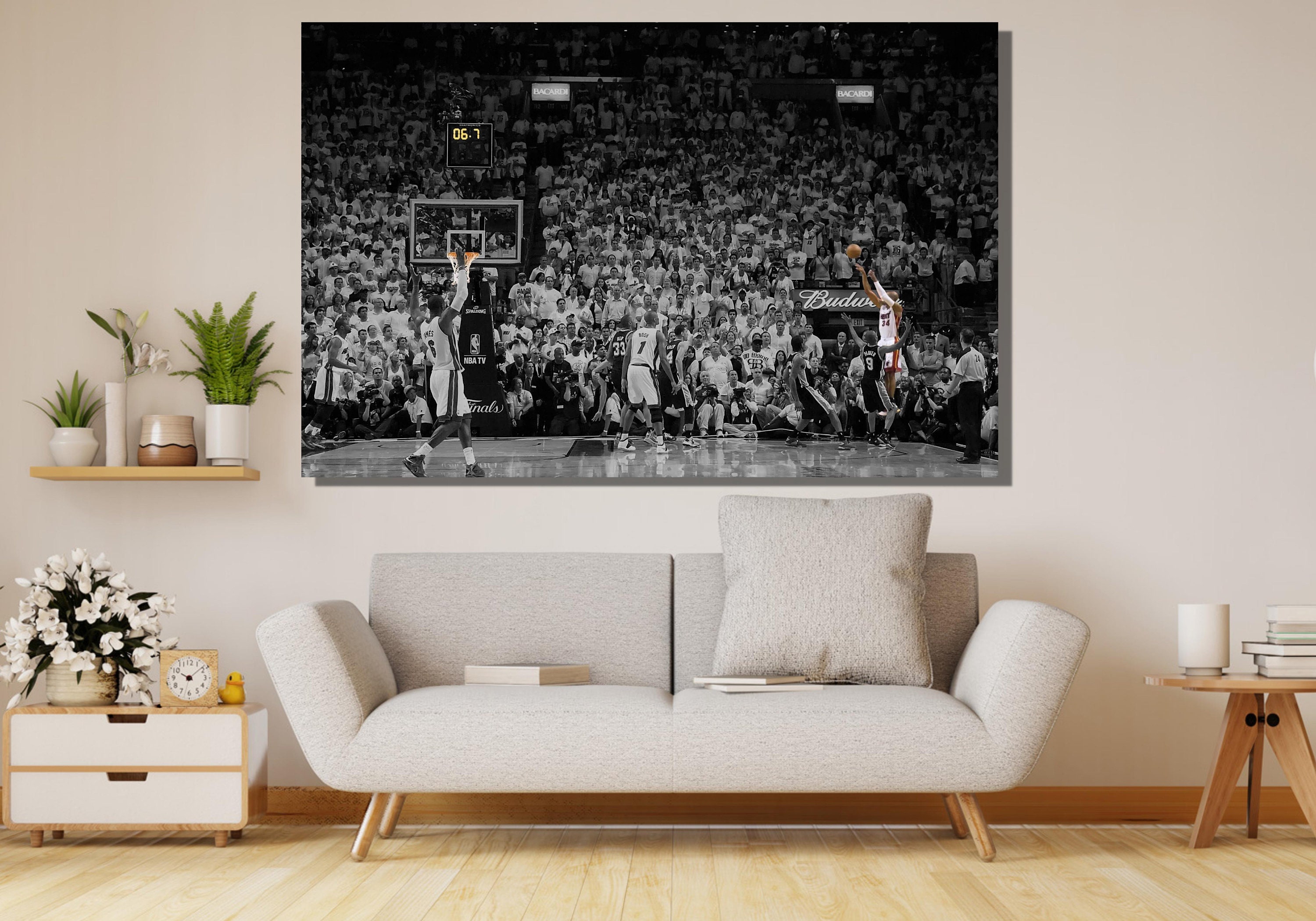 Ray Allen Clutch Shot Poster NBA Fan Gift Walter Ray Allen - Etsy