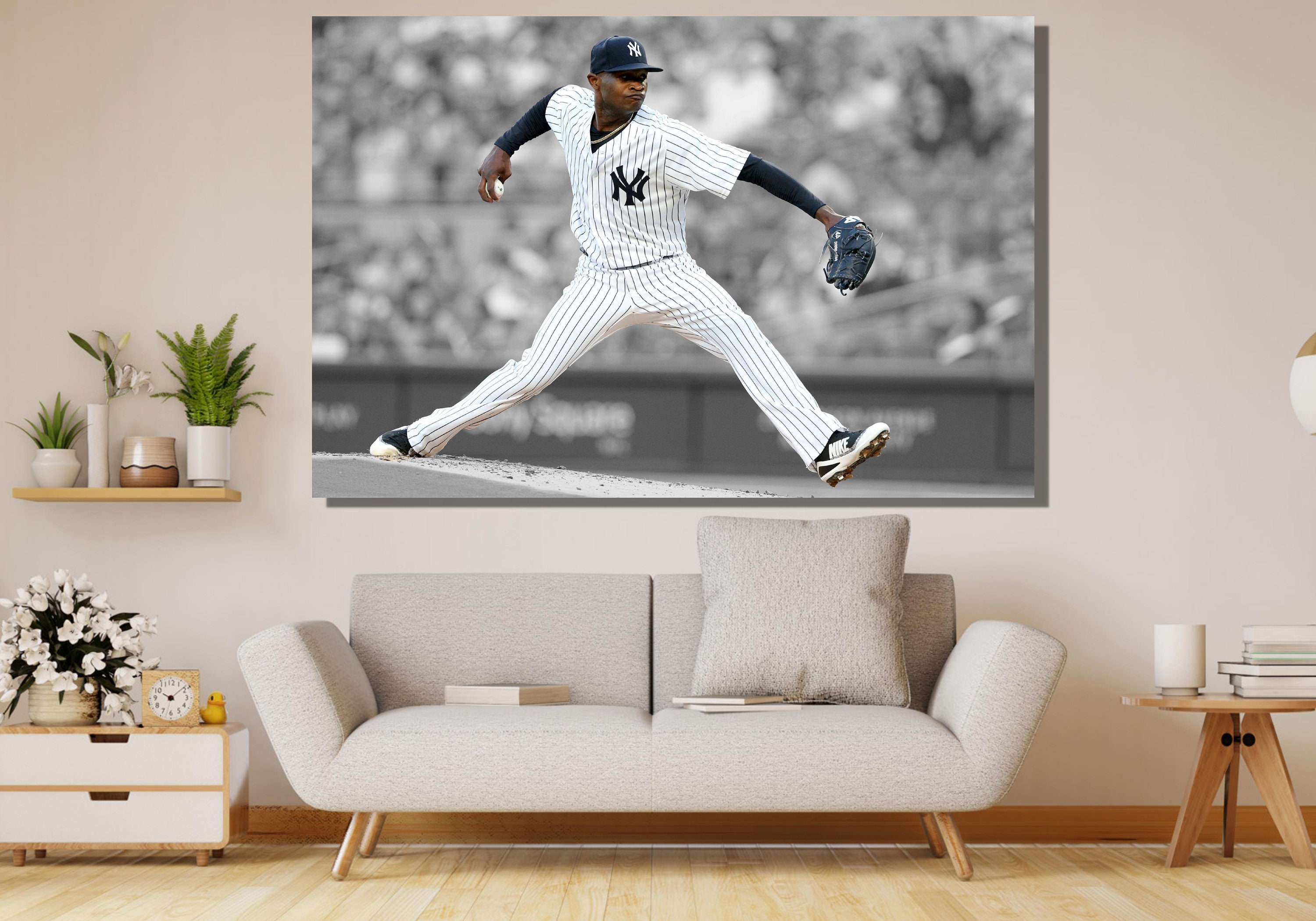 New York Yankees Canvas Wall Artnew York Yankees Poster Print - Etsy
