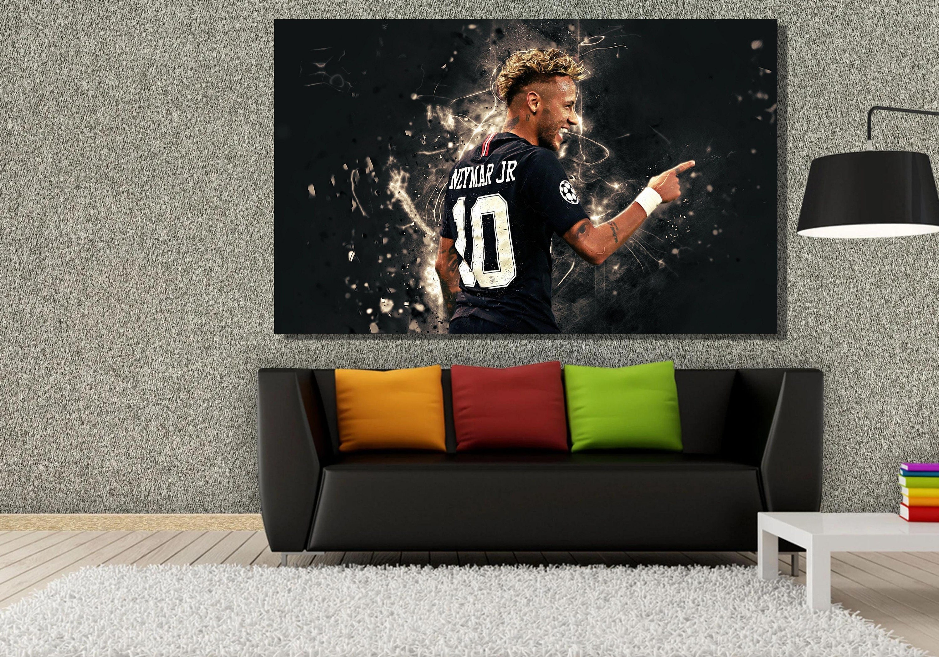 Neymar Print Art Neymar Jr. Poster Football Fan Gift Neymar - Etsy