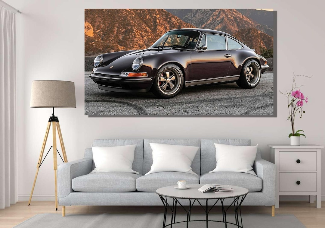 Porsche Canvas Wall Art, Porsche 911 Carrera Poster, Living Room Decor ...