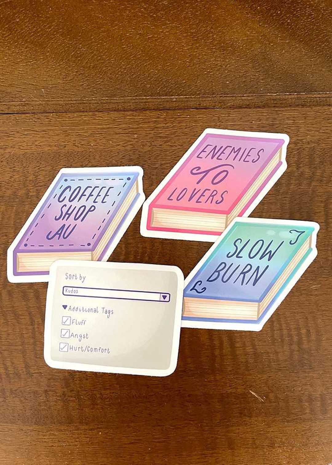 Fanfiction Sticker Bundle - Etsy